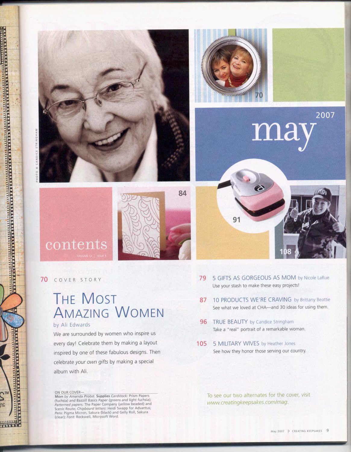 CREATING KEEPSAKES SCRAPBOOKING CRAFT MAGAZINE MAY 2007 NMINT CREATING KEEPSAKES SCRAPBOOKING CRAFT MAGAZINE MAY 2007 NMINT