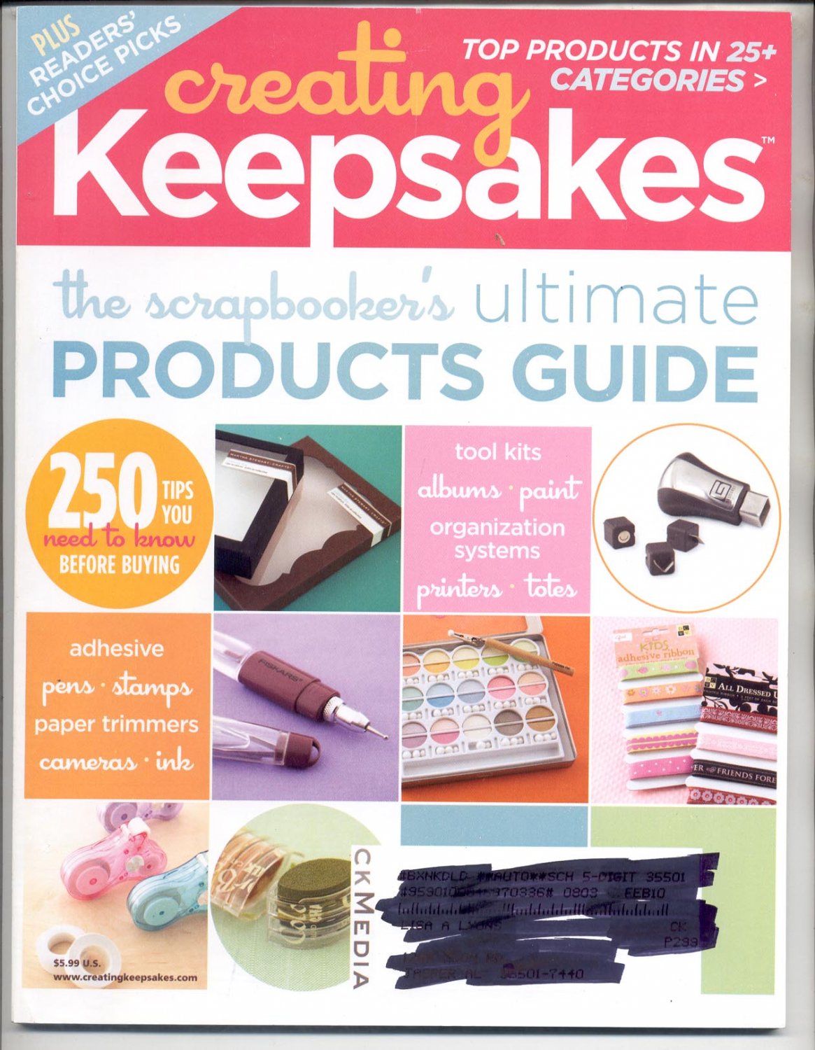 CREATING KEEPSAKES SCRAPBOOKING CRAFT MAGAZINE ULTIMATE PRODUCTS GUIDE ...