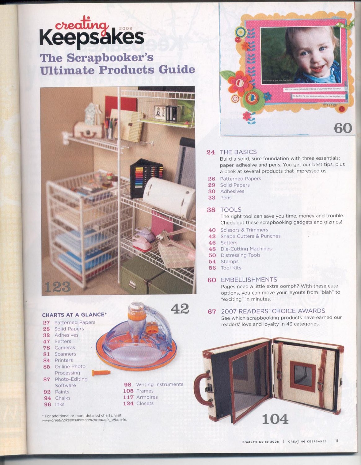 CREATING KEEPSAKES SCRAPBOOKING CRAFT MAGAZINE ULTIMATE PRODUCTS GUIDE ...