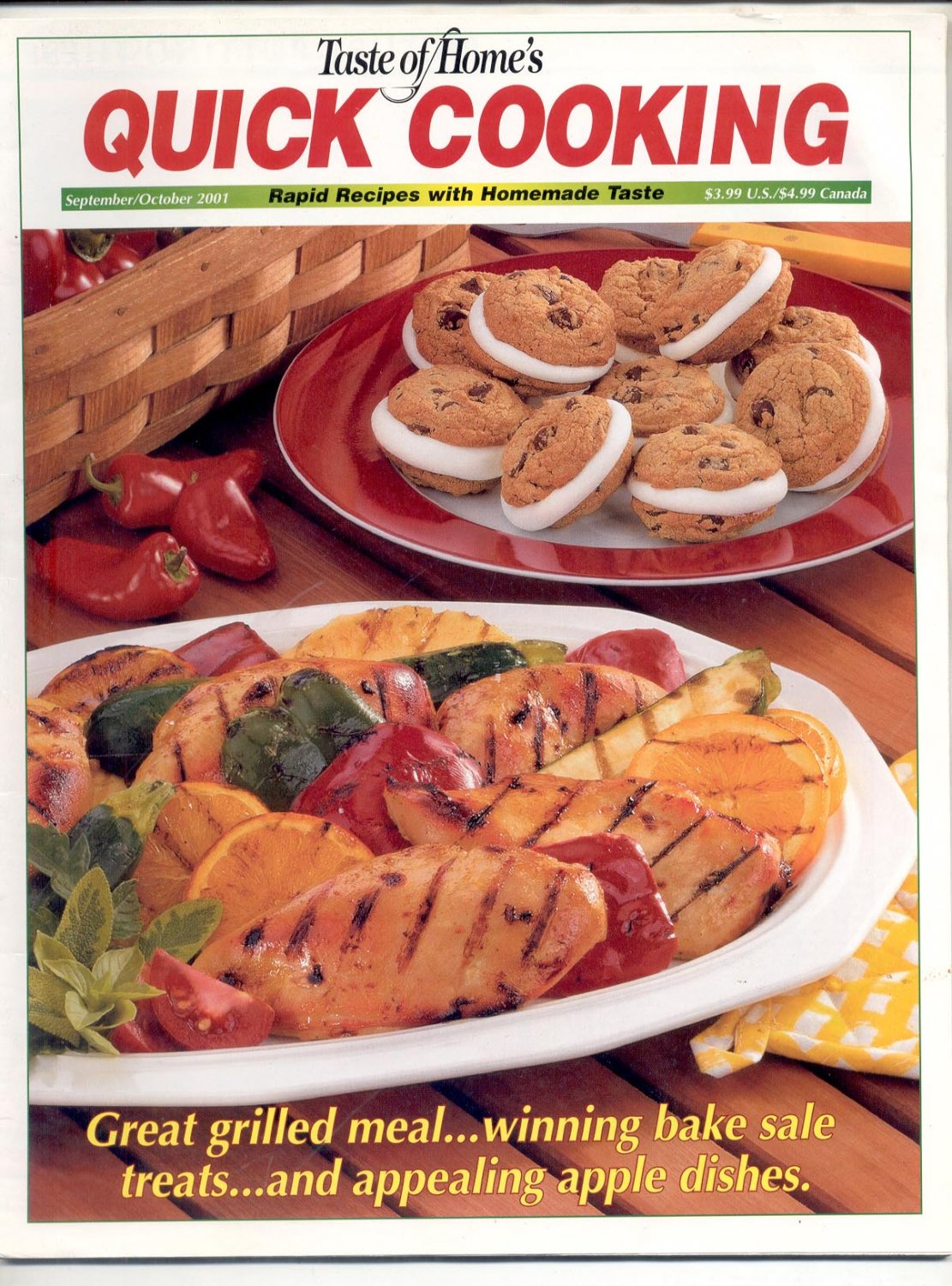 TASTE OF HOME'S QUICK COOKING MAGAZINE ~ GREAT GRILLED MEALS SEPT OCT ...