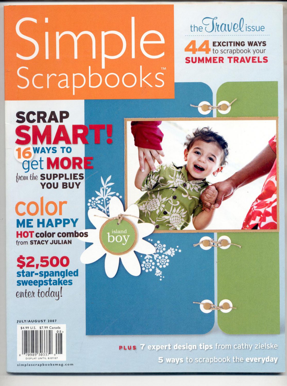 SIMPLE SCRAPBOOKS CRAFTS MAGAZINE ~ 16 WAYS TO SCRAP SMARTER ~ JULY ...