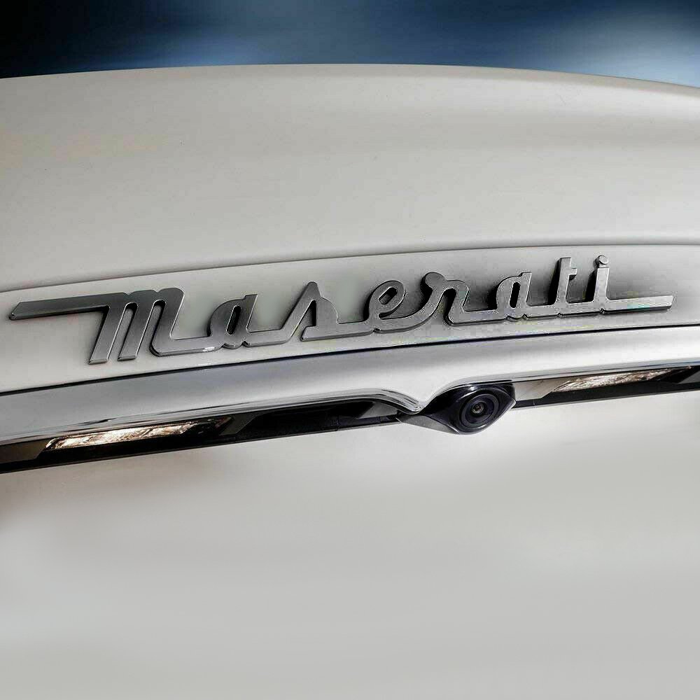 Maserati Chrome Trunk Letter 3D Sticker Emblem Badge Logo Ornament