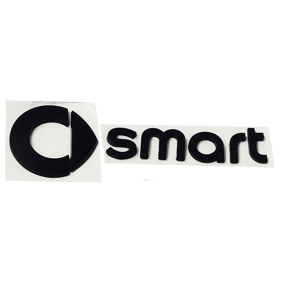 Smart Black Emblem Sticker Logo Sign Trunk