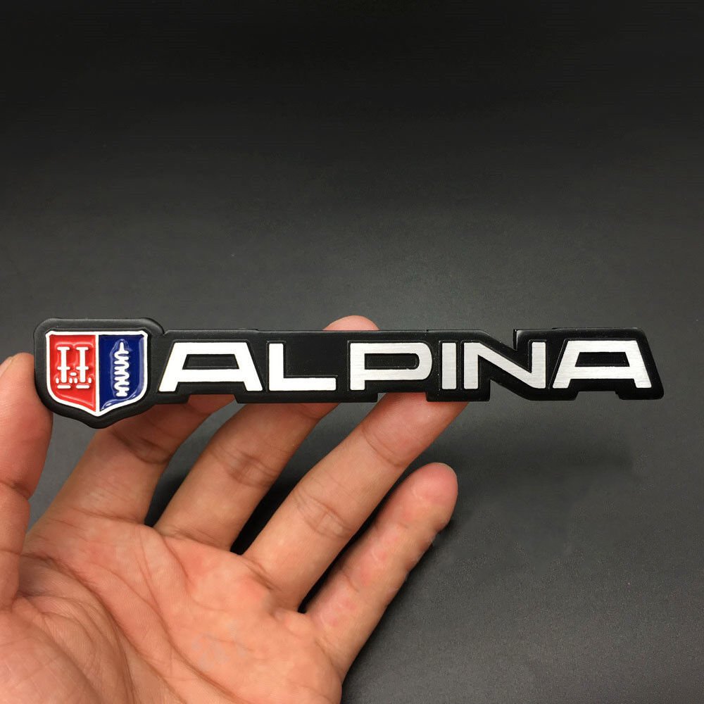 Alpina Logo Emblem Badge Sticker Auto Trunk Rear Tailgate Car Hood
