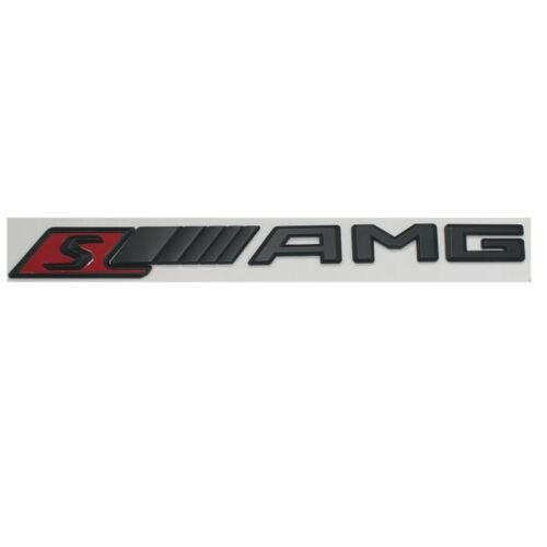 Black S////AMG Letters Trunk Badge Emblems Emblem for Mercedes Benz S AMG