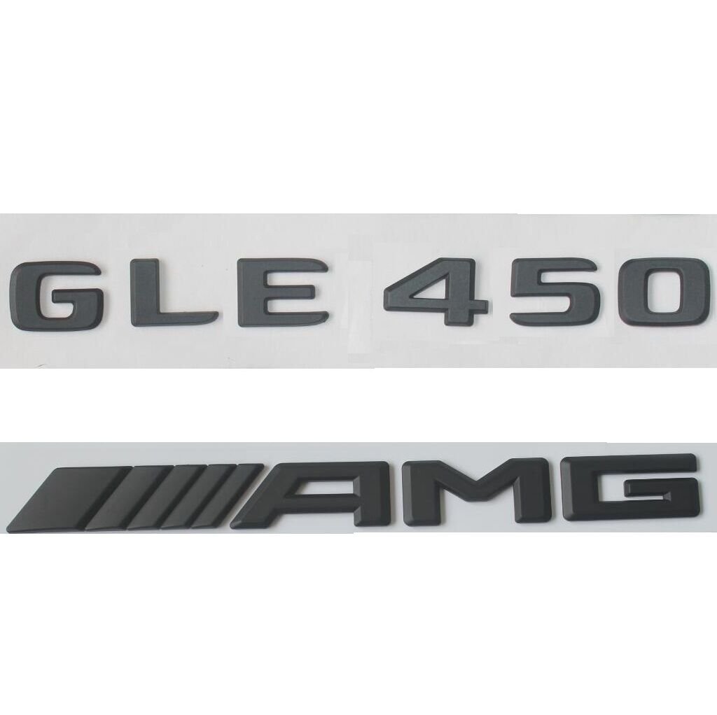 Black Trunk Letters Emblem Badges Emblems for Mercedes Benz GLE450 AMG ...