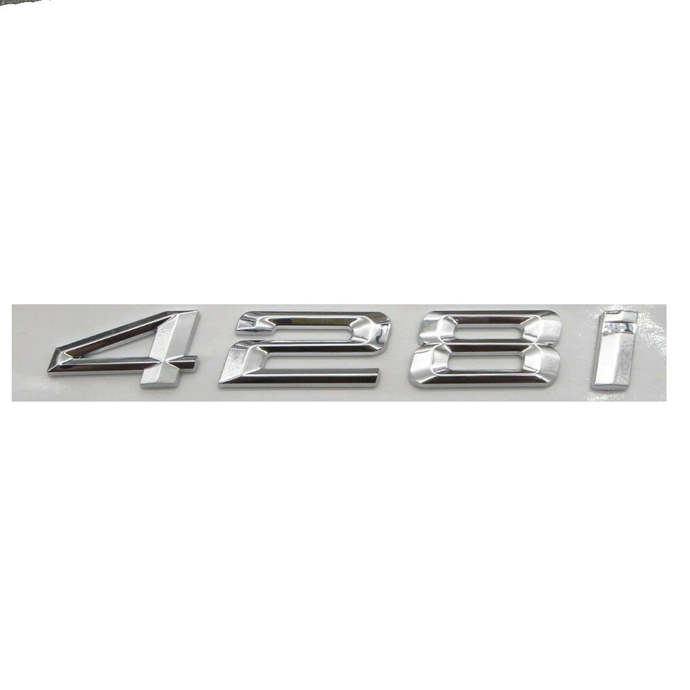 Chrome Trunk Number Letters 428 i Badges Emblems Emblem for BMW 4 ...