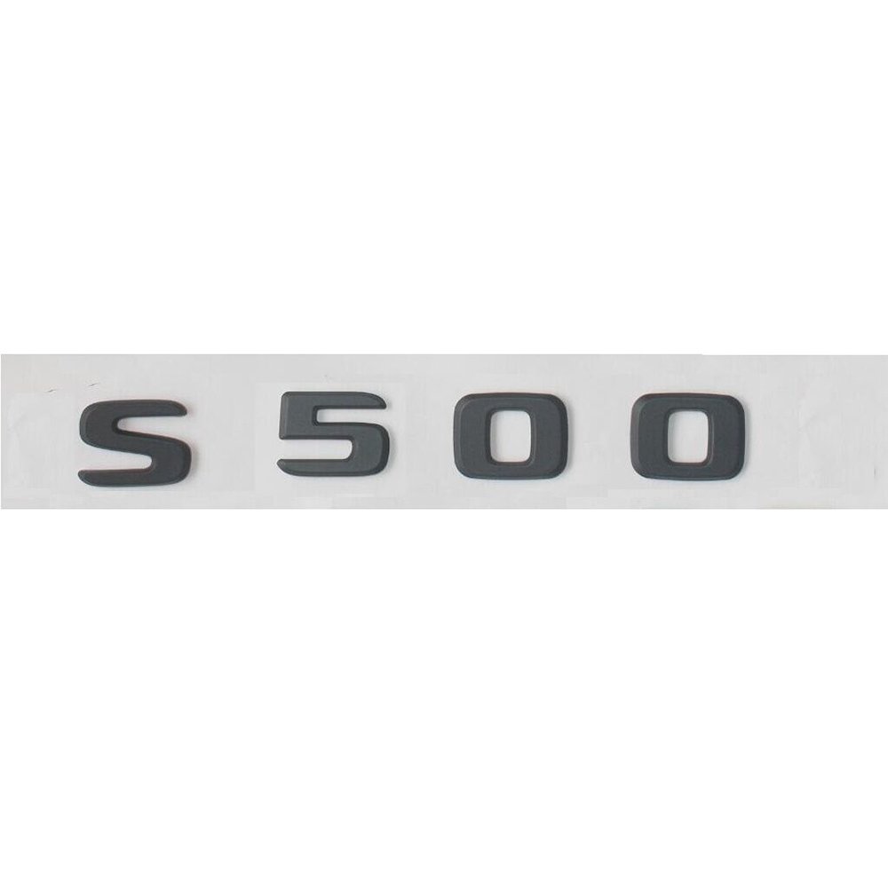 Black Trunk Letters Number S 500 Emblems Badges for Mercedes Benz S500 ...