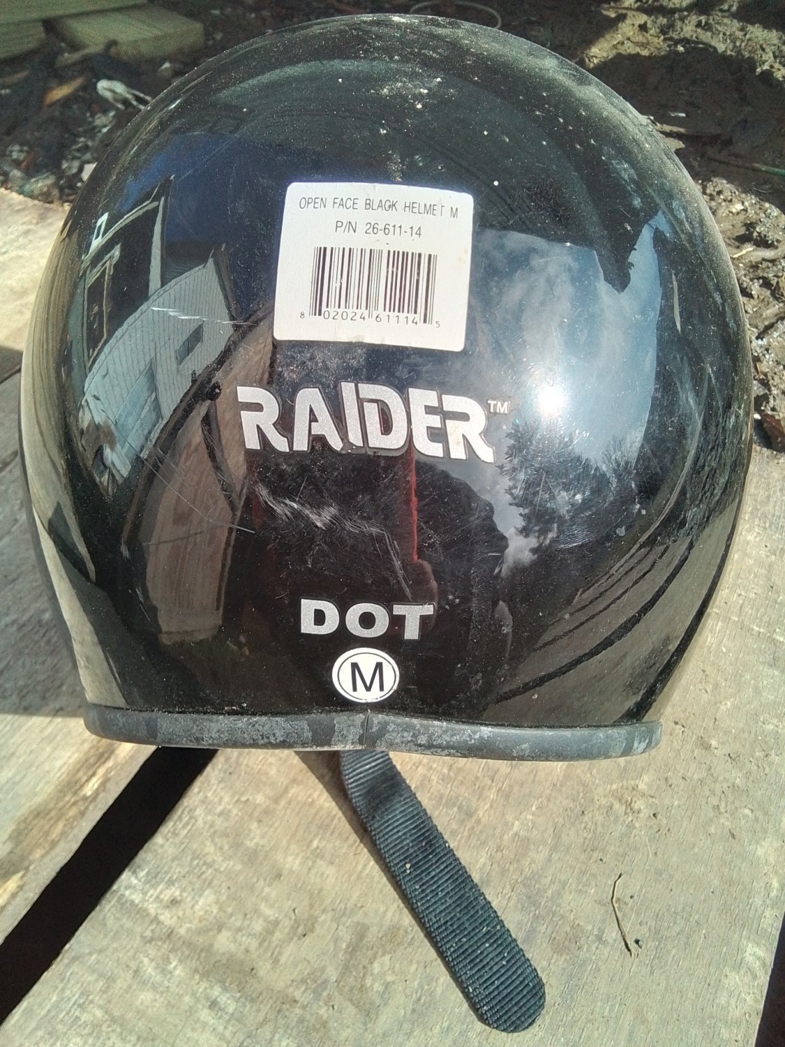 Rare Raider Motorcycle Half Helmet