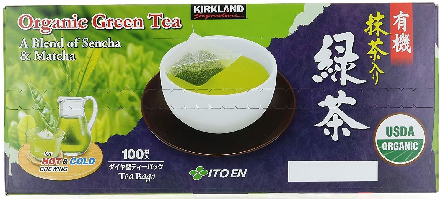 Kirkland Signature Ito En Matcha Blend 100% Organic Japanese Green Tea ...