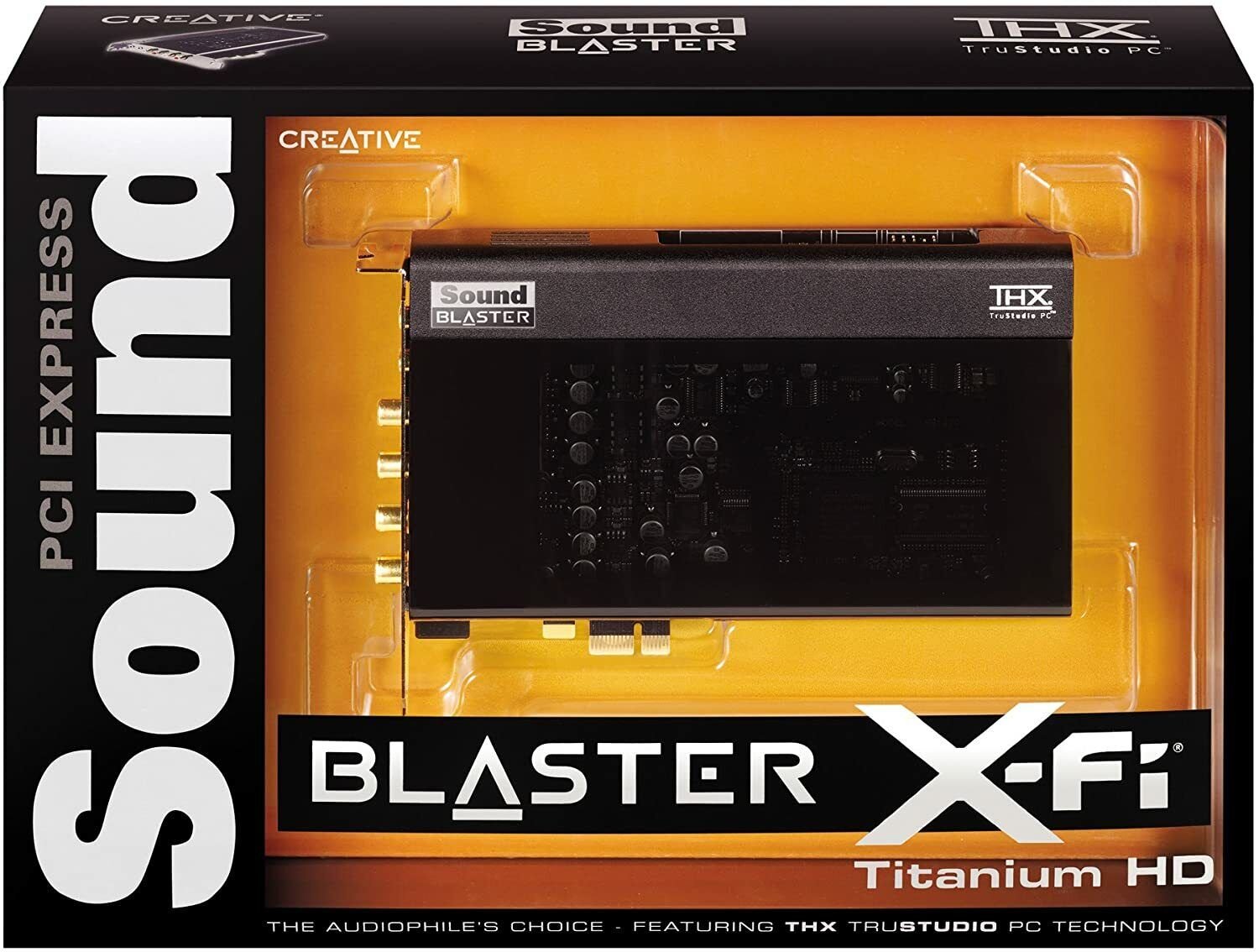 Creative Sound Blaster X-Fi Titanium HD Internal PC Audio Card w/ THX ...