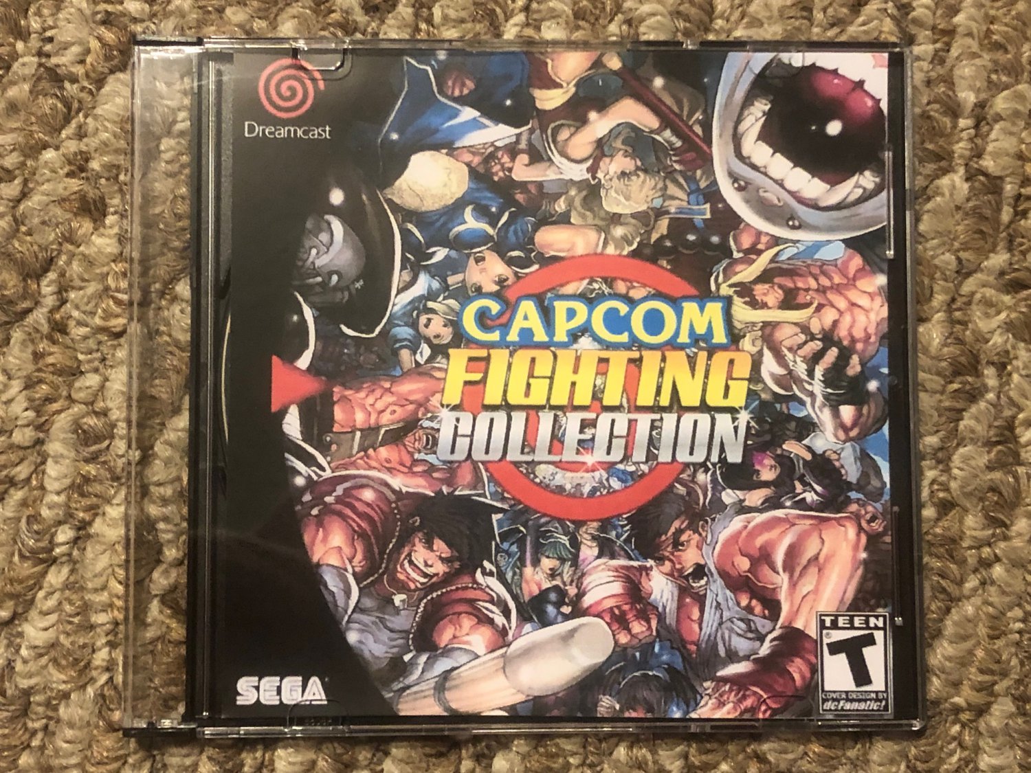 Capcom Fighting Collection Fan Made Sega Dreamcast Video Game. Read Description!
