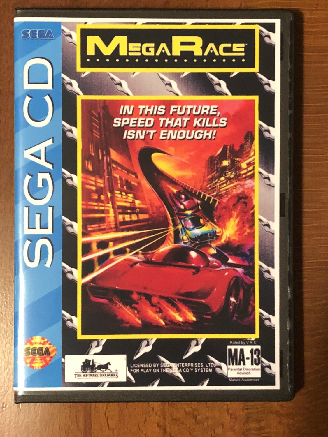 Mega Race Fan Made Sega CD Video Game. Read Description