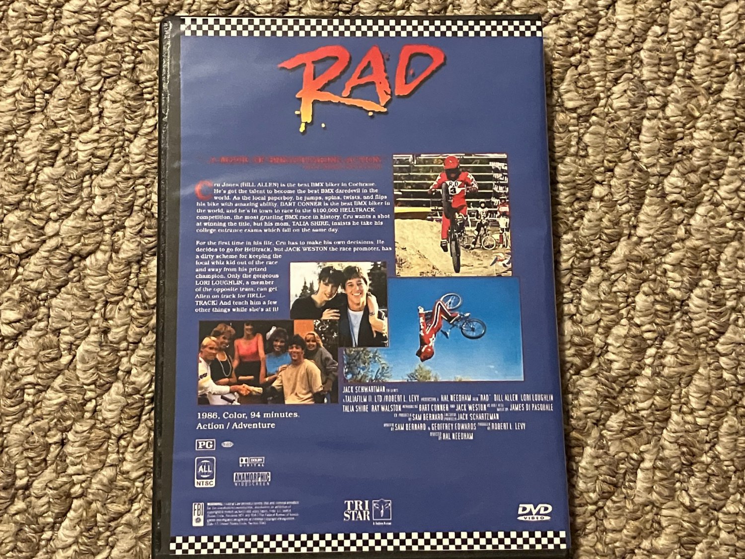 RAD Unreleased DVD Movie. 1986! Full Movie!