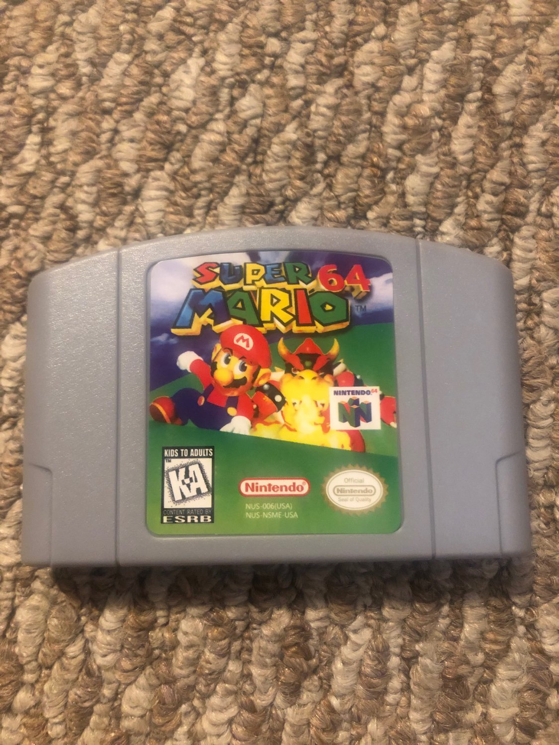 Super Mario 64 Nintendo 64 N64 Video Game.