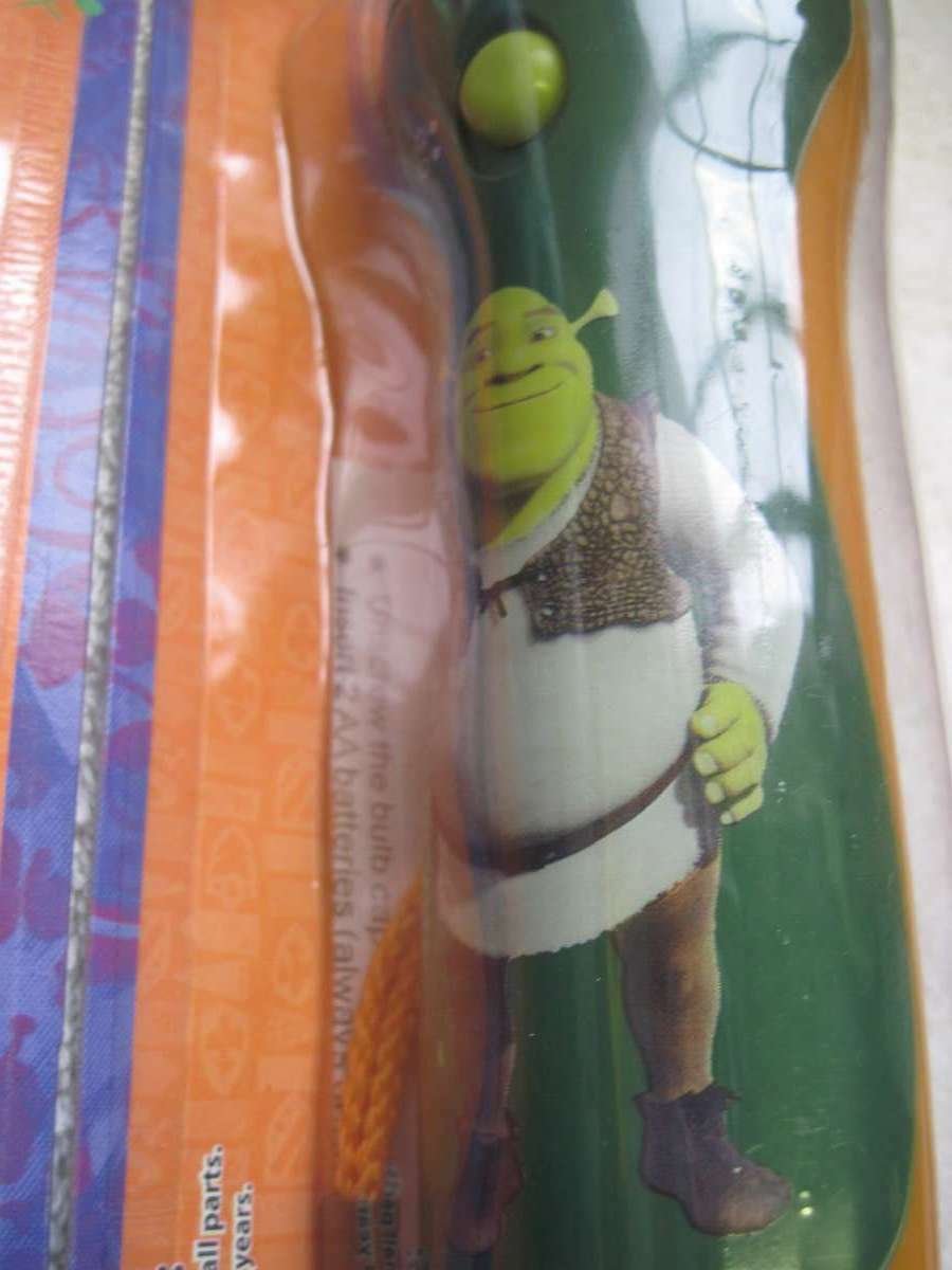 Dreamworks' Shrek Ultra Bright Flashlight Torch Flash Light Orange ...