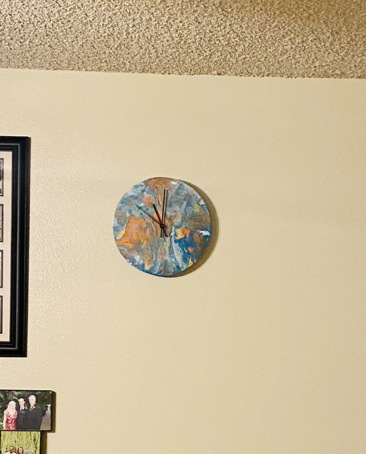 Abstract Acrylic Clock