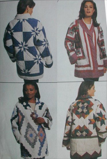 McCall 8338 sewing pattern quilted jacket misses sz small (6-16) or ...