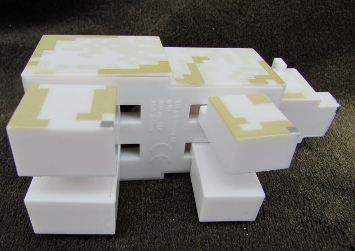 Minecraft Lego polar bear animal figure 3 1/2" long