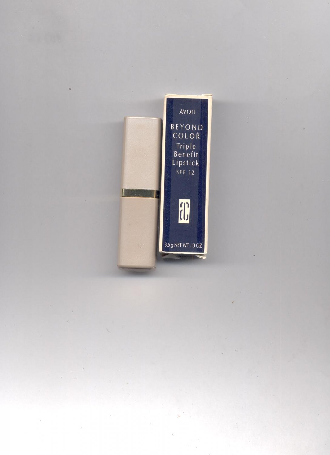 Avon Beyond Color Triple Benefit Lipstick- Scarlet--VINTAGE.