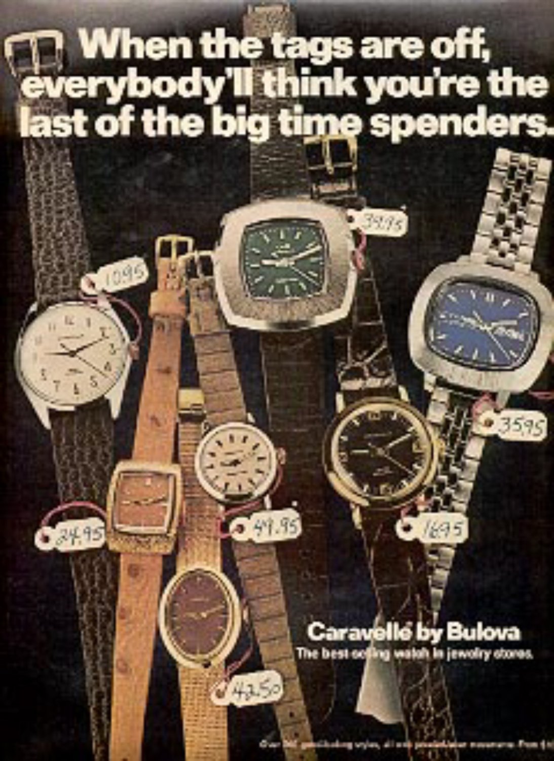1972 Bulova watch magazine ad (# 1534)