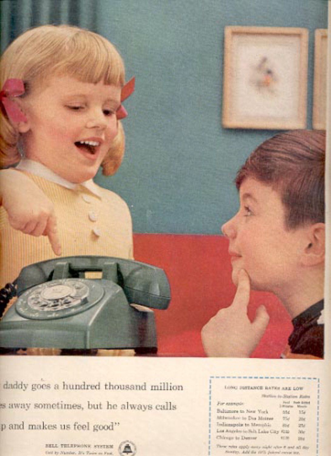 1957 Bell Telephone System magazine ad (# 4634)