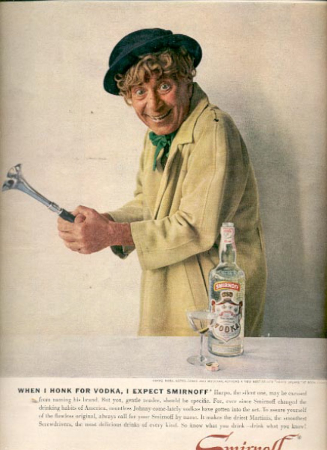1961 Smirnoff Vodka magazine ad (#5875)