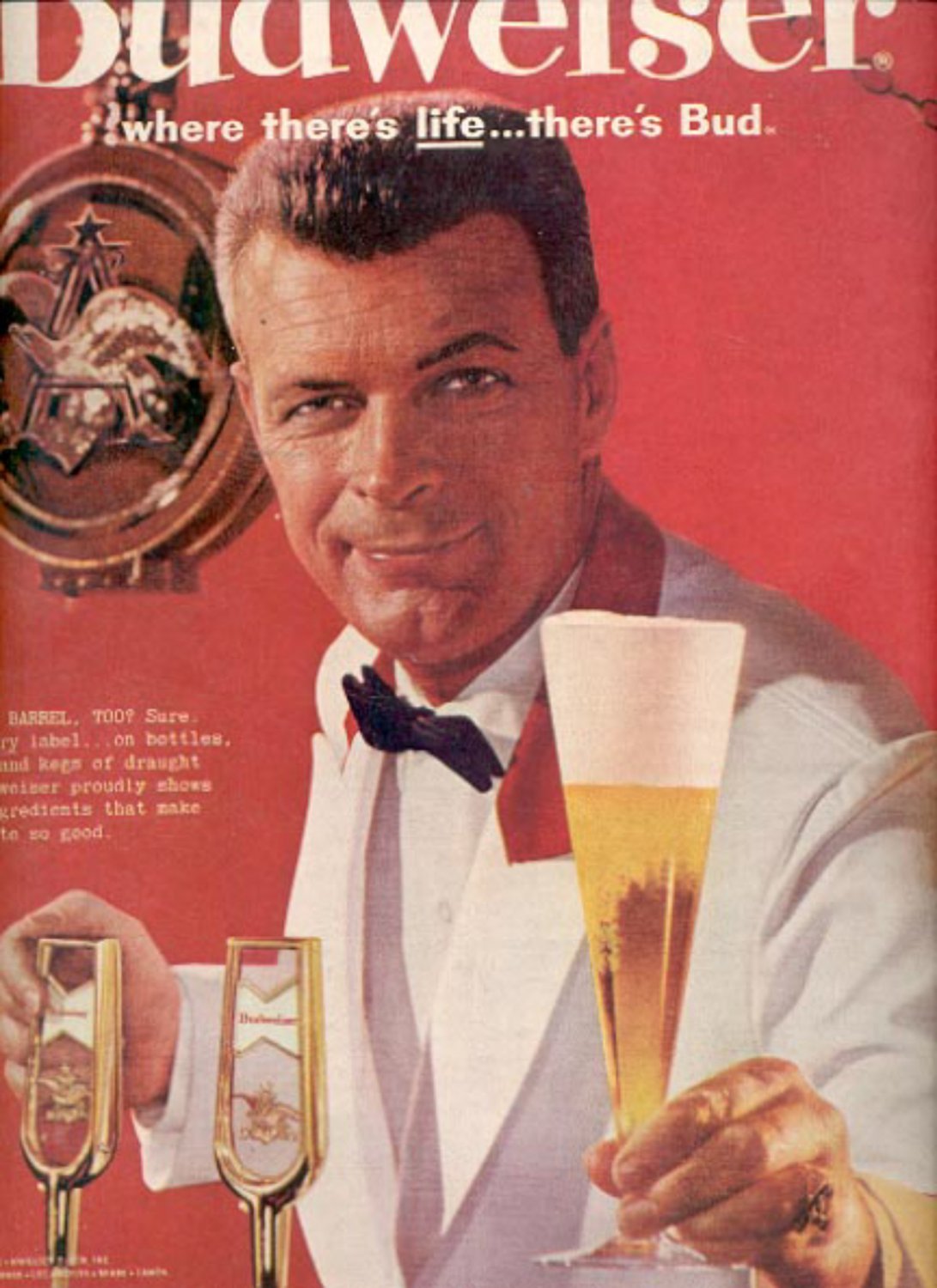 1960 Budweiser Beer magazine ad (#5853)