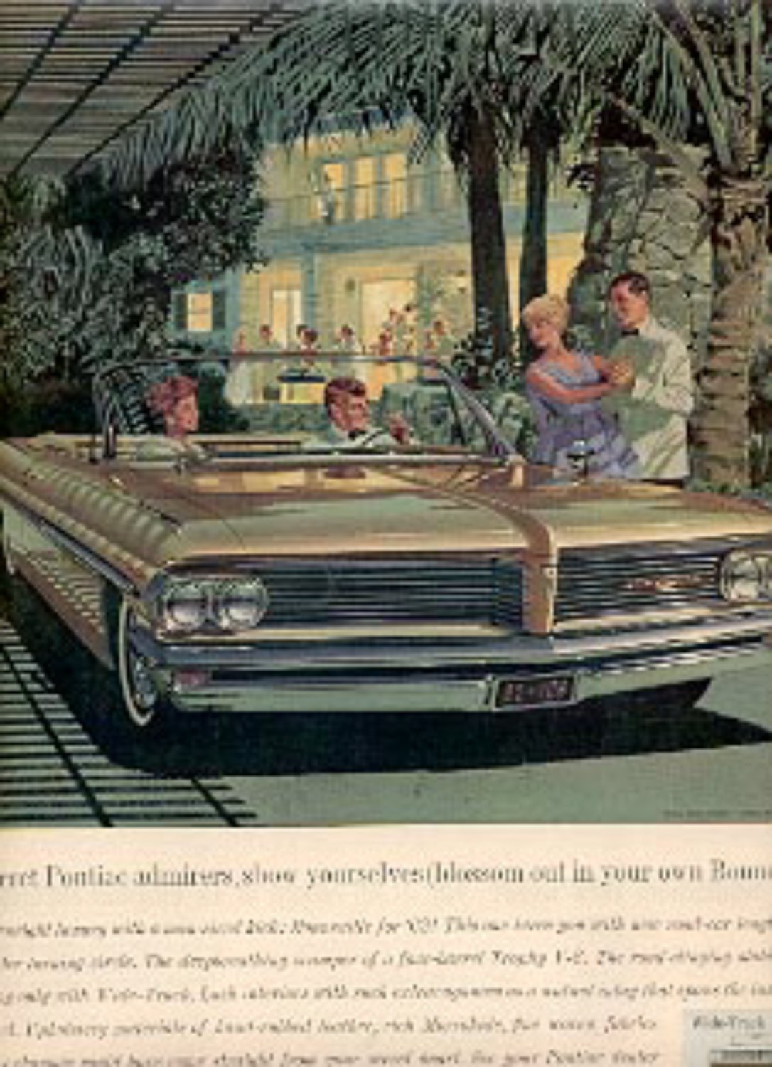 1962 Wide- Track Pontiac - Bonneville magazine ad ( # 2225)