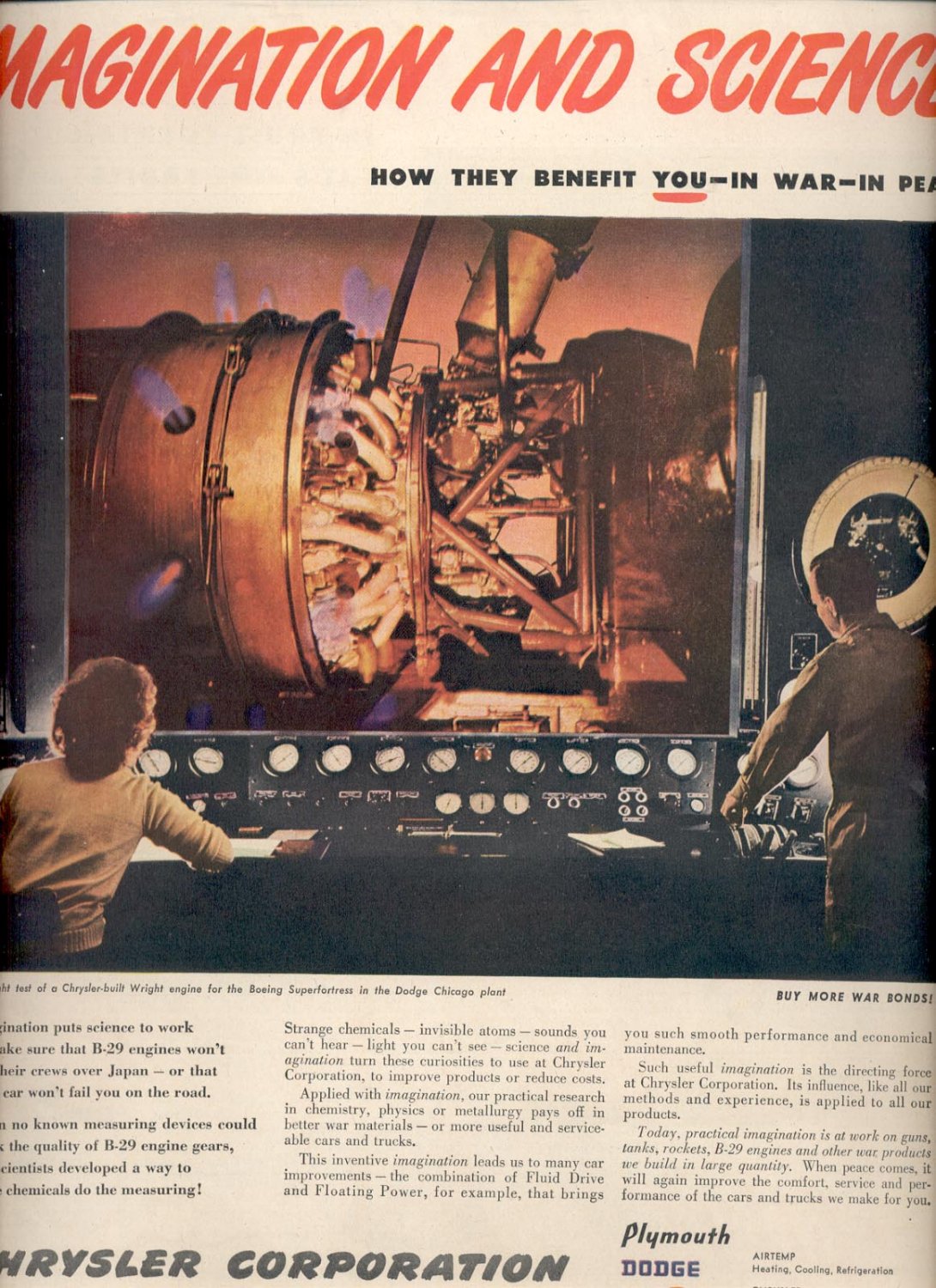 June 25, 1945 Chrysler Corporation magazine ad (#3784)
