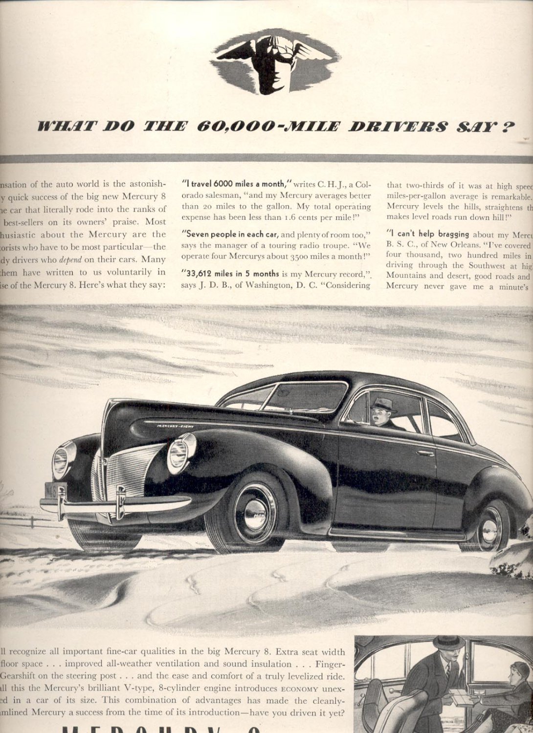 Jan. 15, 1940 Mercury 8 magazine ad (# 493)