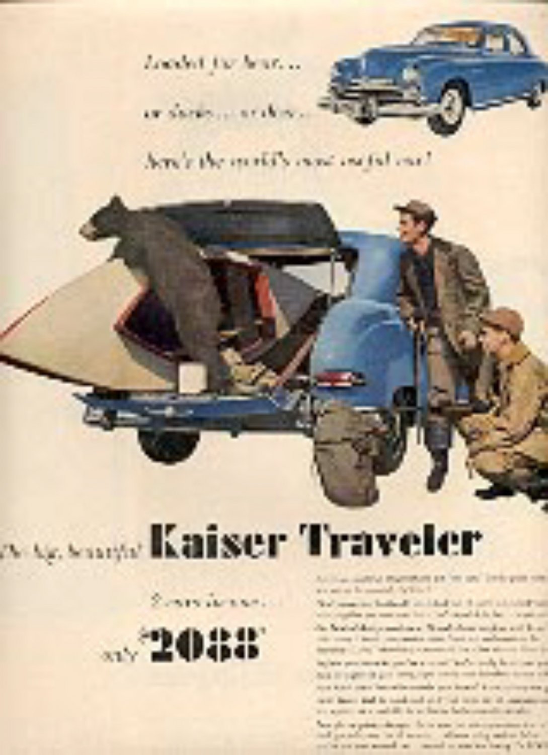 1949 Kaiser Traveler magazine ad (# 1863)