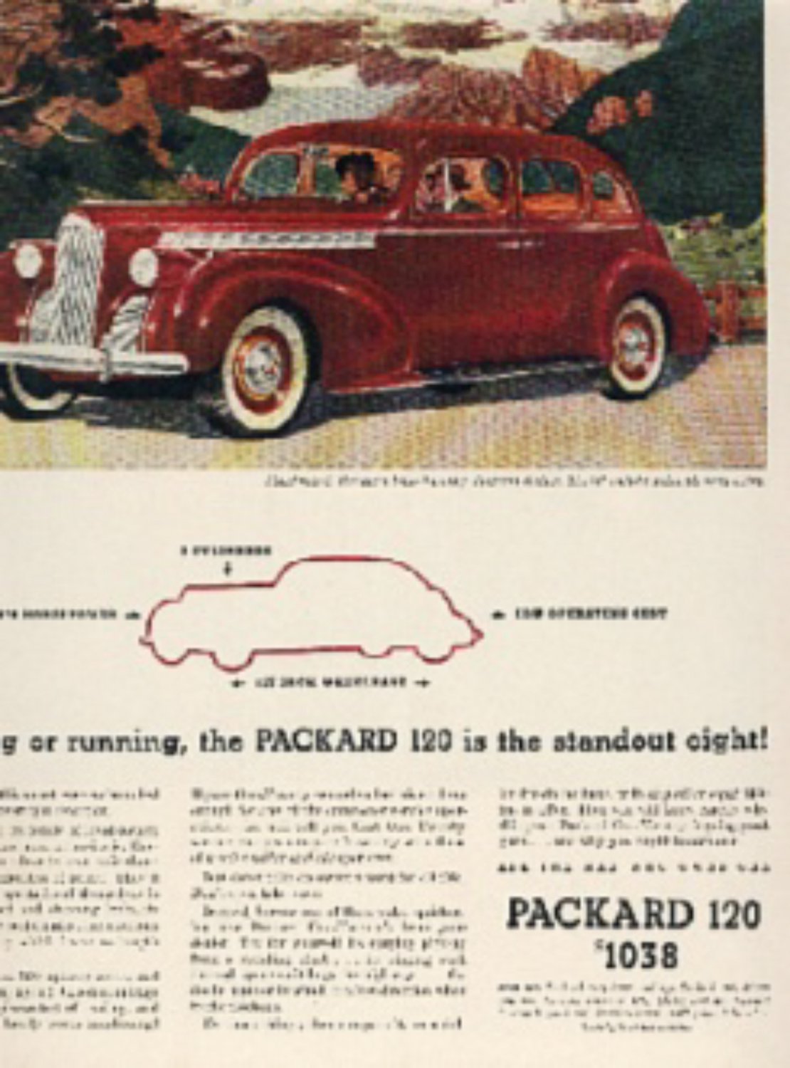 1940 Packard 120 magazine ad (# 309)