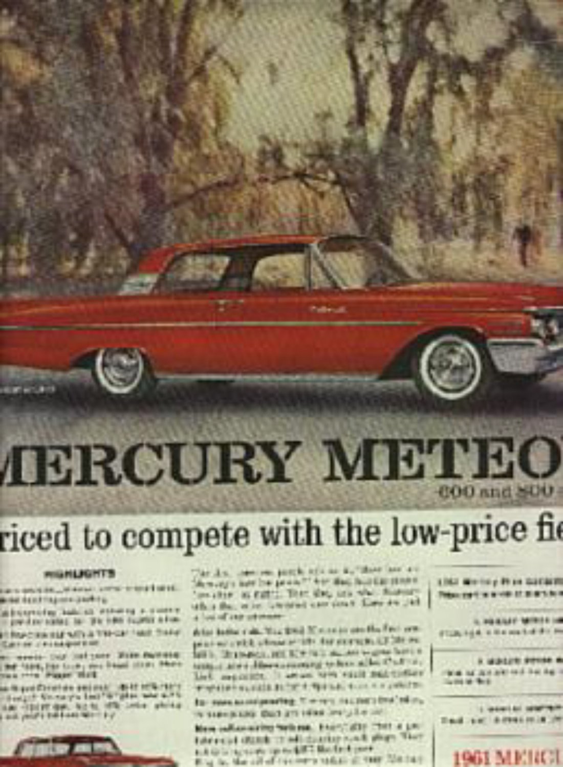 1960 magazine ad of 1961 Mercury Meteor (# 1302)