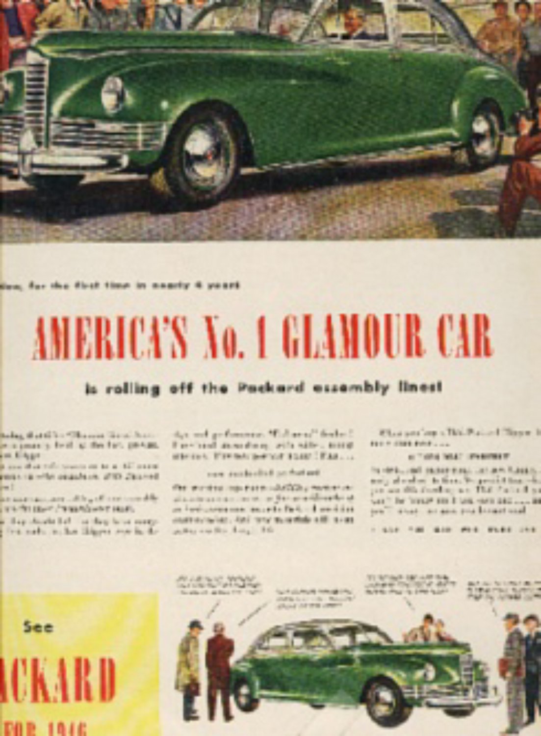 1945 magazine ad of 1946 Packard (#374)