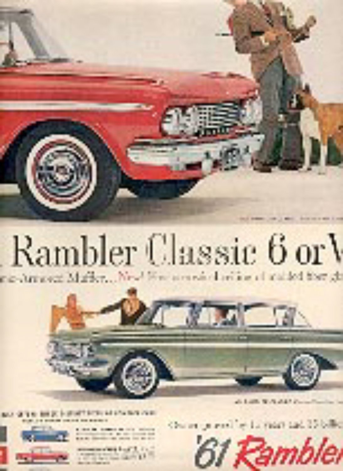 1960 ad of 1961 Rambler magazine ad (# 1706)
