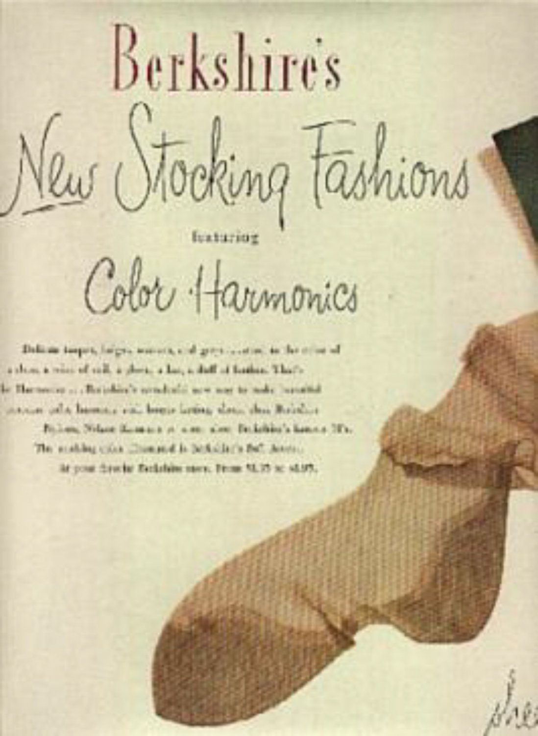 1949 Berkshire's Stocking magazine ad (# 1161)