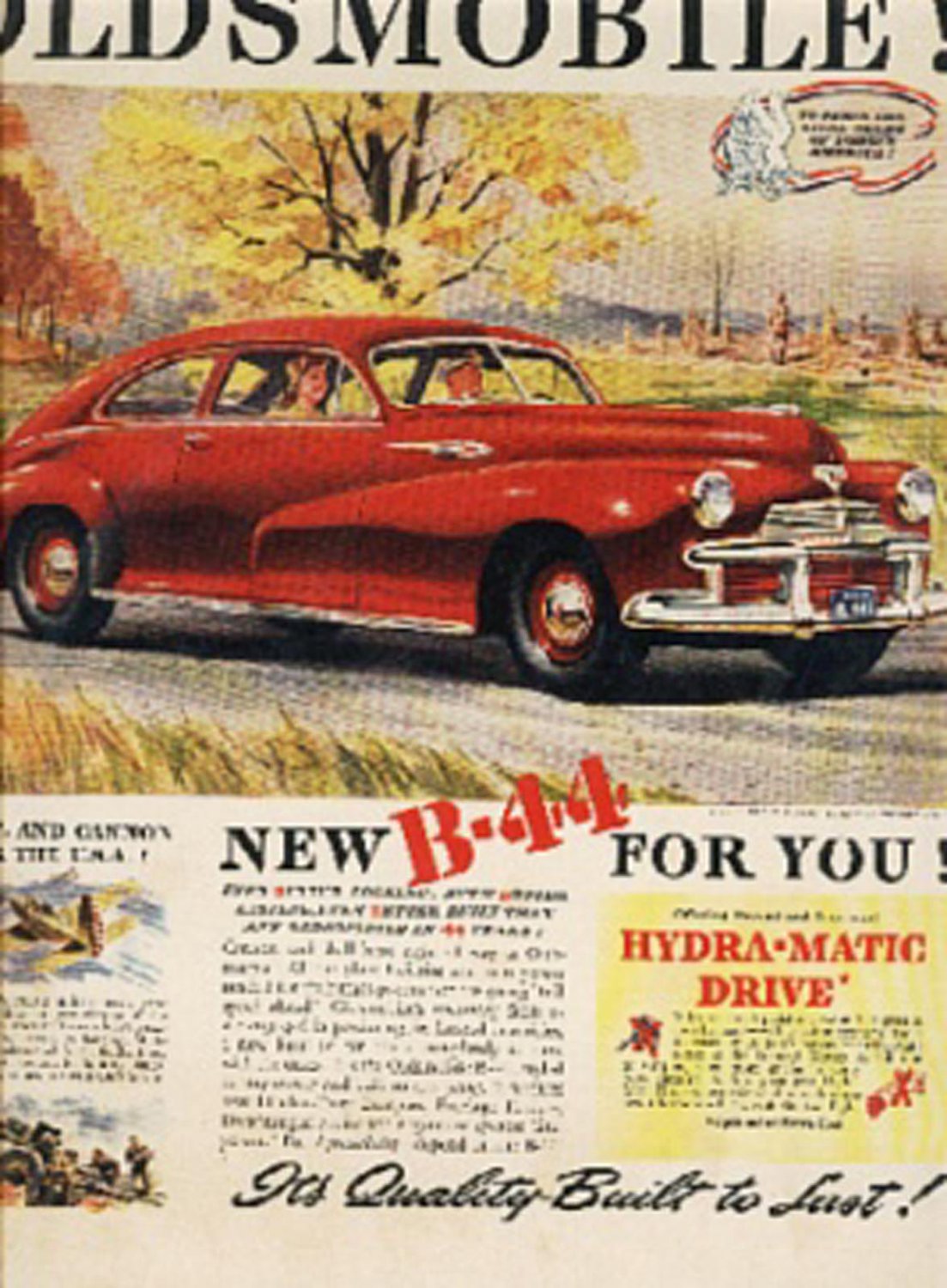Nov. 10, 1941 Oldsmobile B-44 magazine ad (#137)