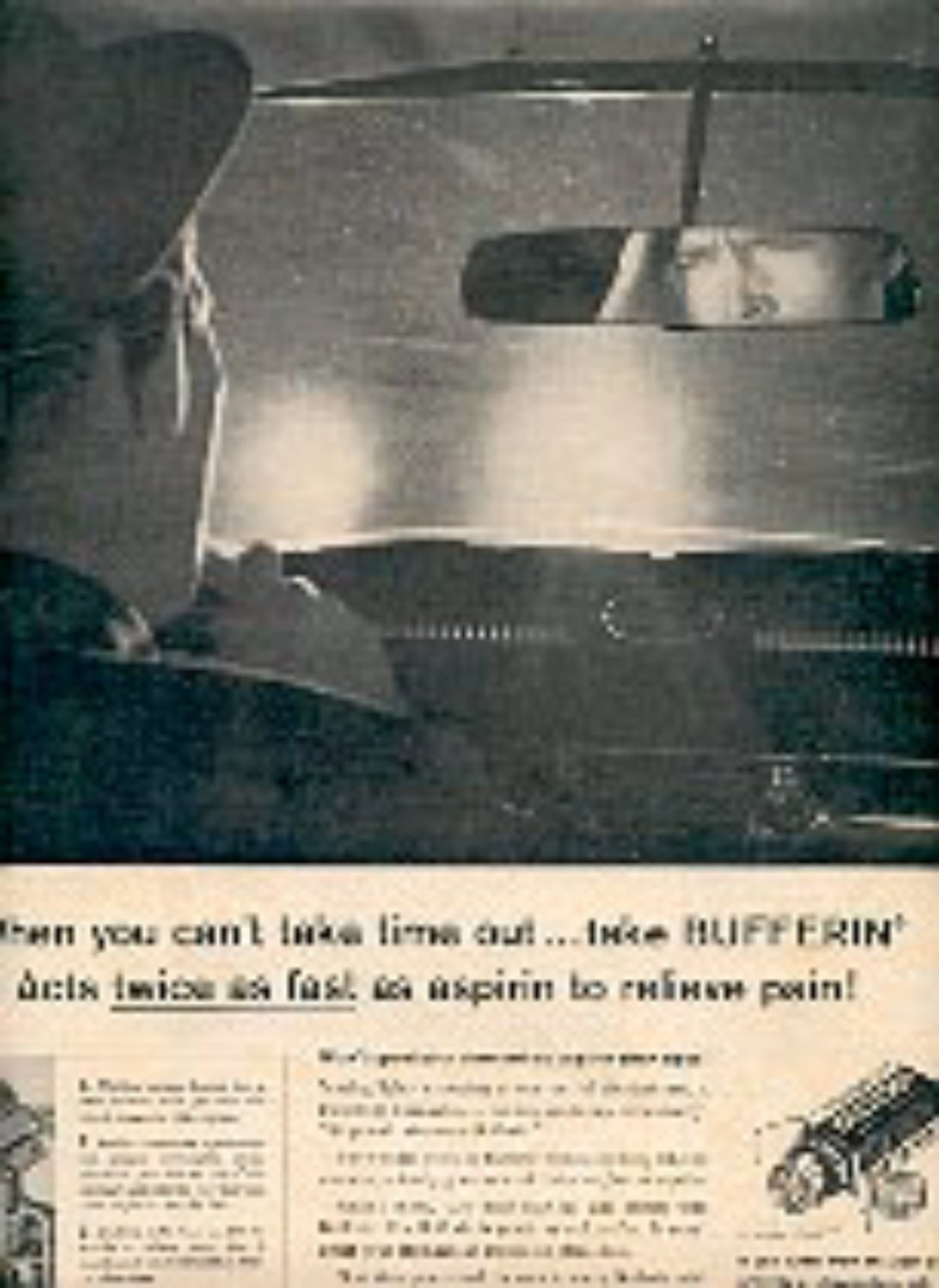 1958 Bufferin magazine ad (# 2949)