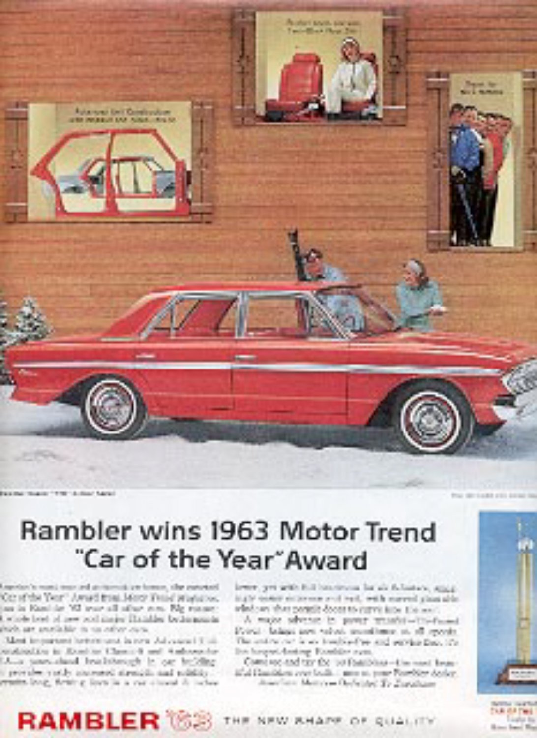 1963 Rambler Classic "770" Sedan magazine ad (# 2245)