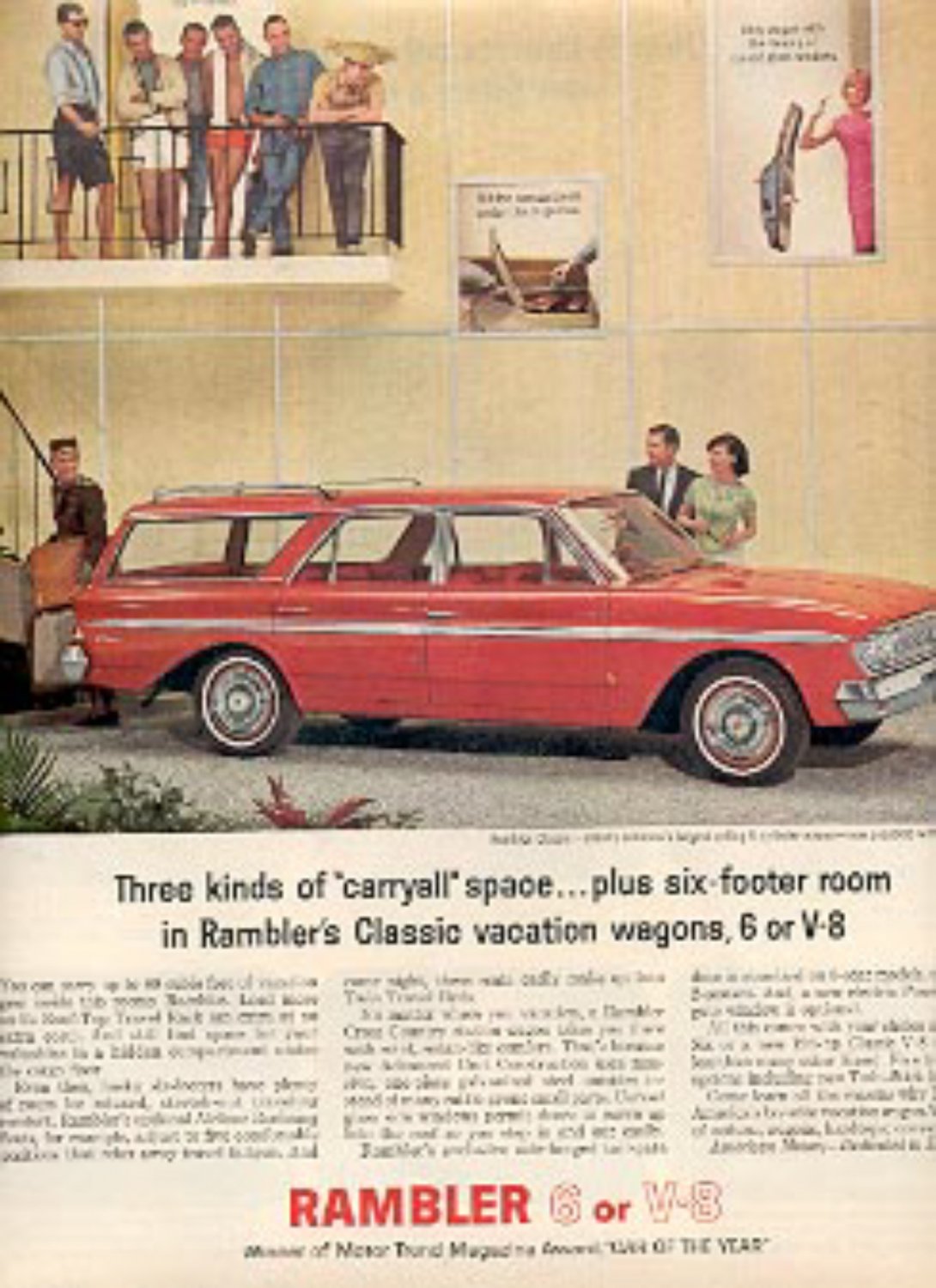 1963 Rambler 6 or V-8 magazine ad (# 2489)