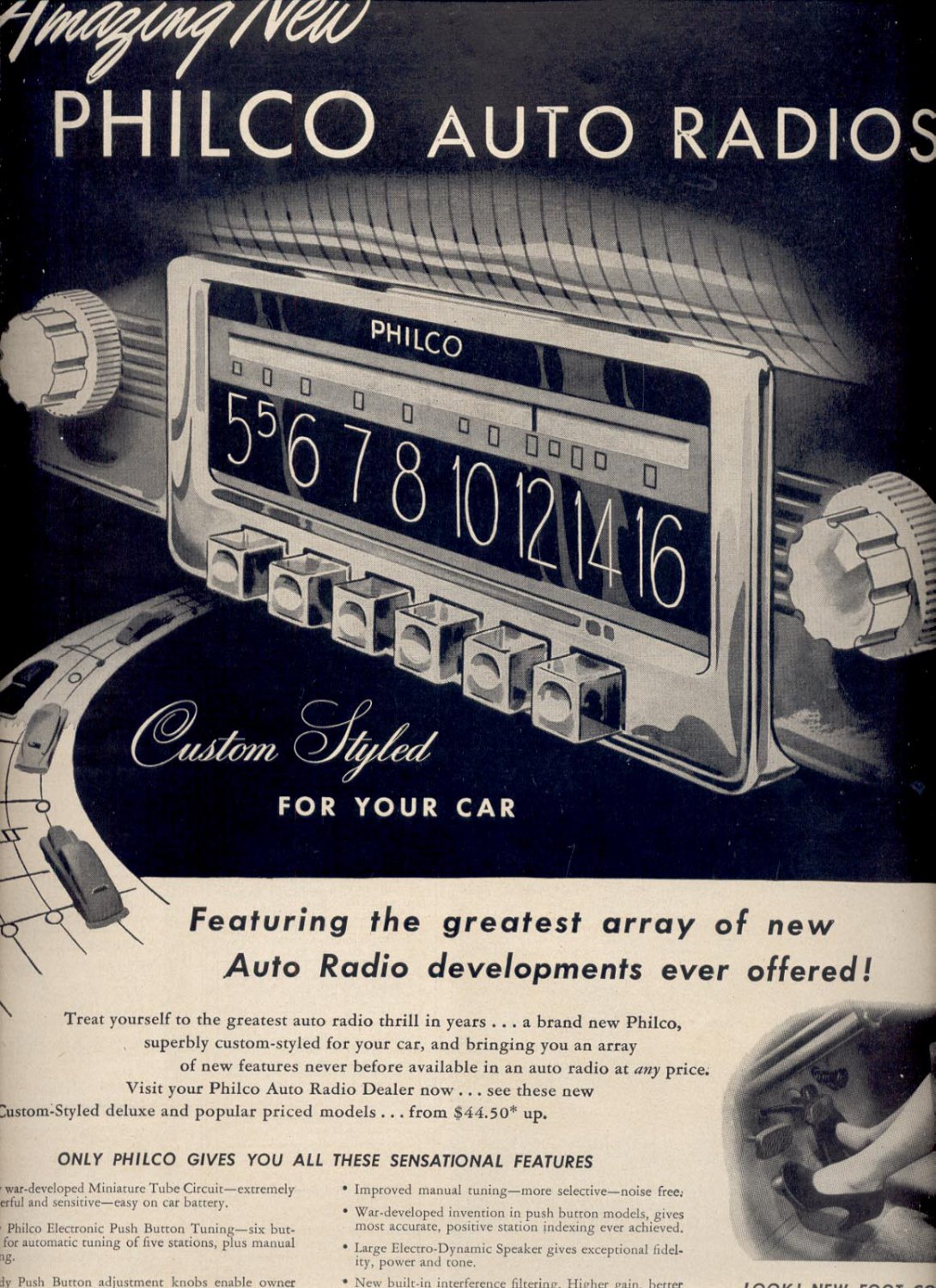 Dec. 8,1947 Philco Auto radios magazine ad (#6361)