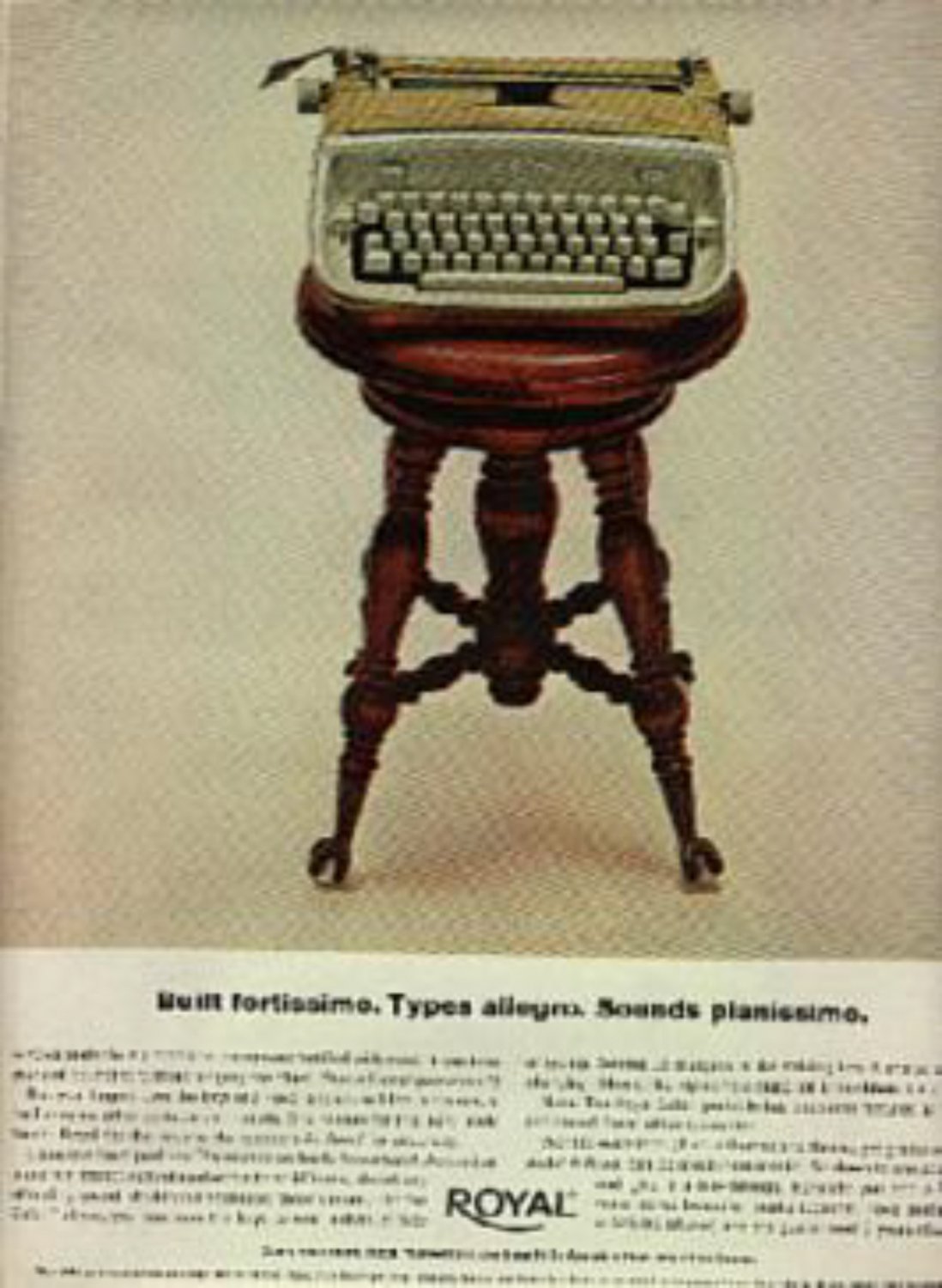 1964 Royal Typewriter magazine ad (# 1190)