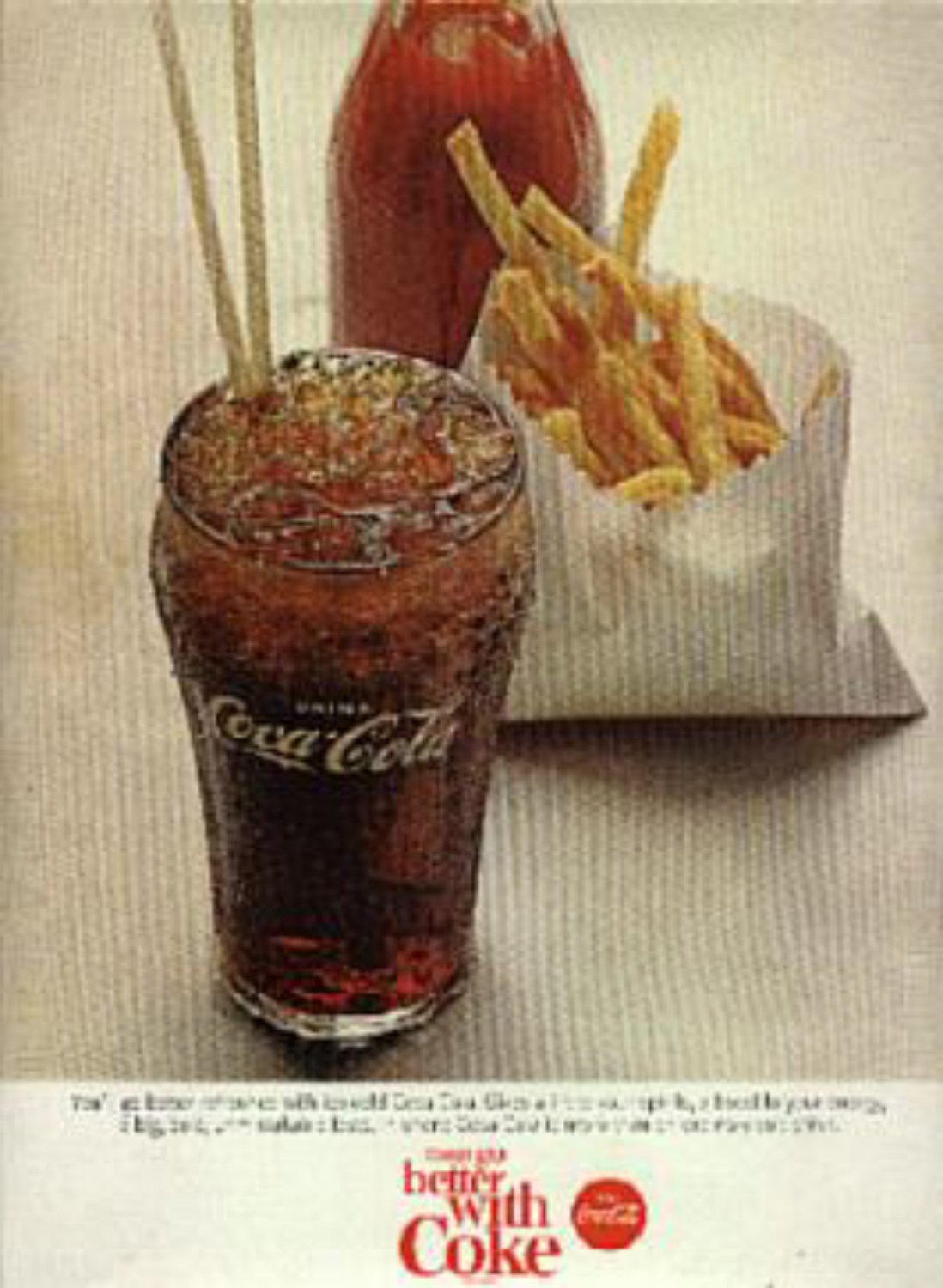 1965 Coca- Cola magazine ad ( # 1136)