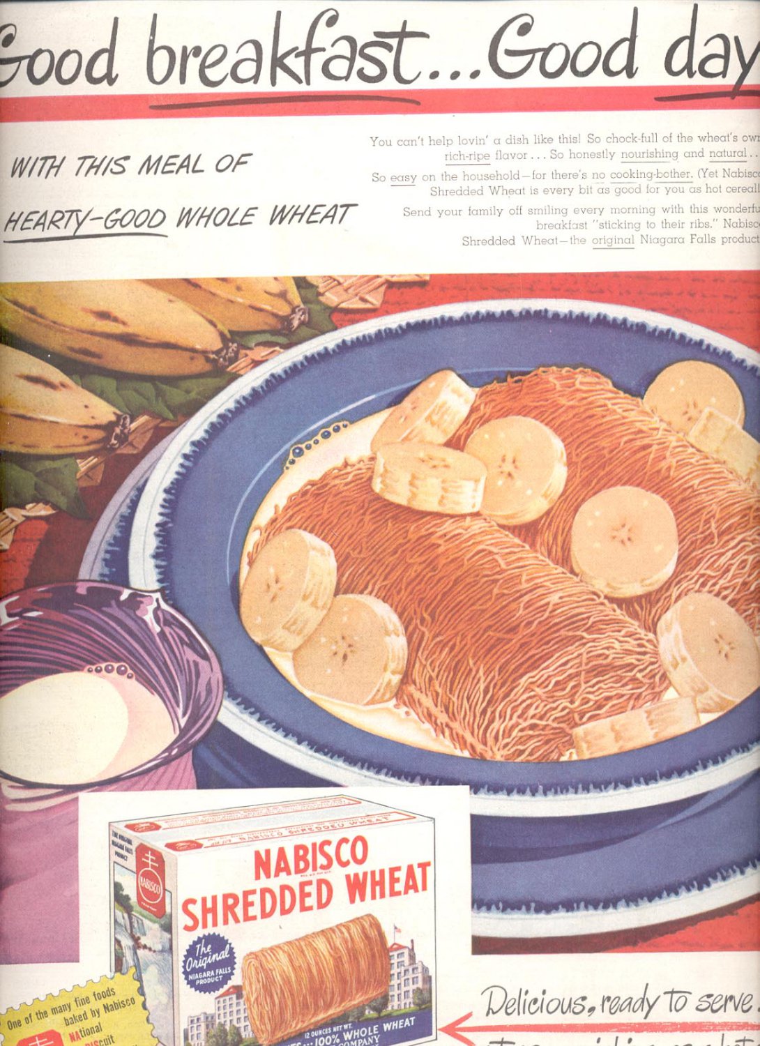 Sept. 16, 1946 Nabisco Shredded Wheat magazine ad (#1045)