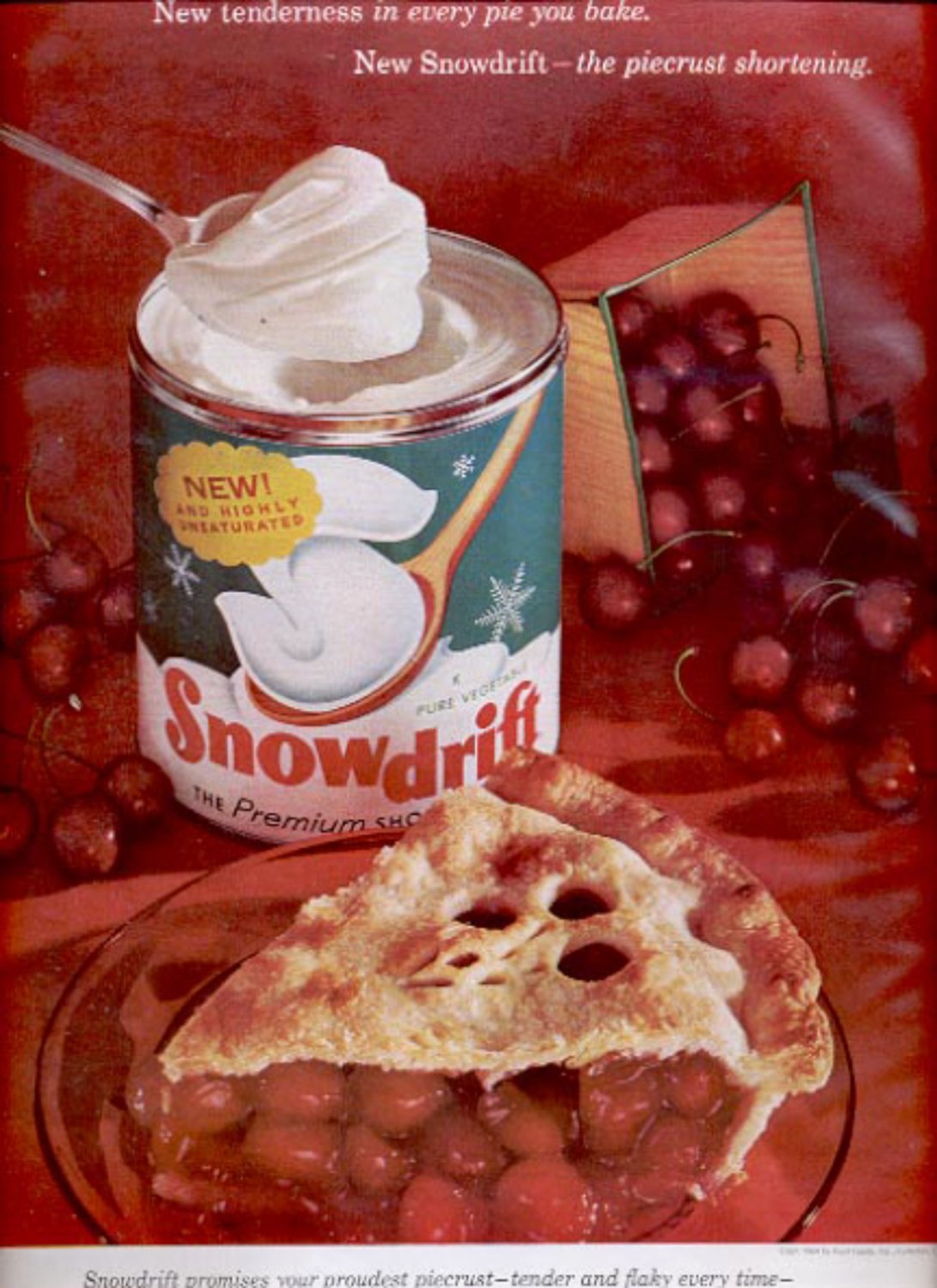 1964 Snowdrift shortening magazine ad (#5630)