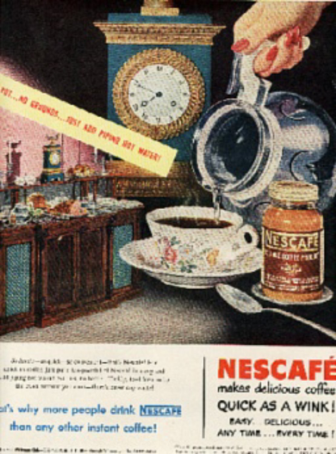 1948 Nescafe Coffee magazine ad (#620)