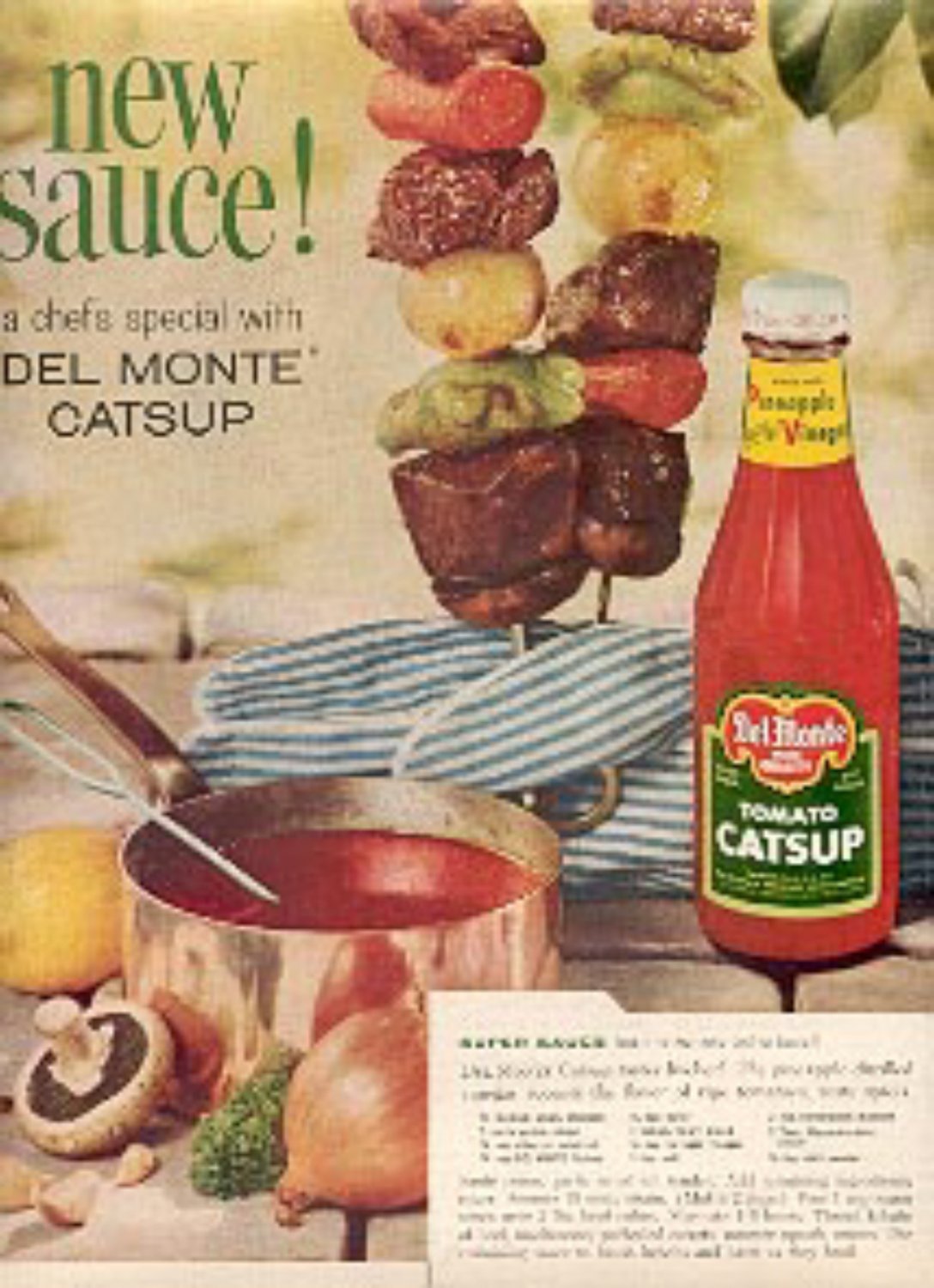 1959 Del Monte Catsup magazine ad (# 2379)