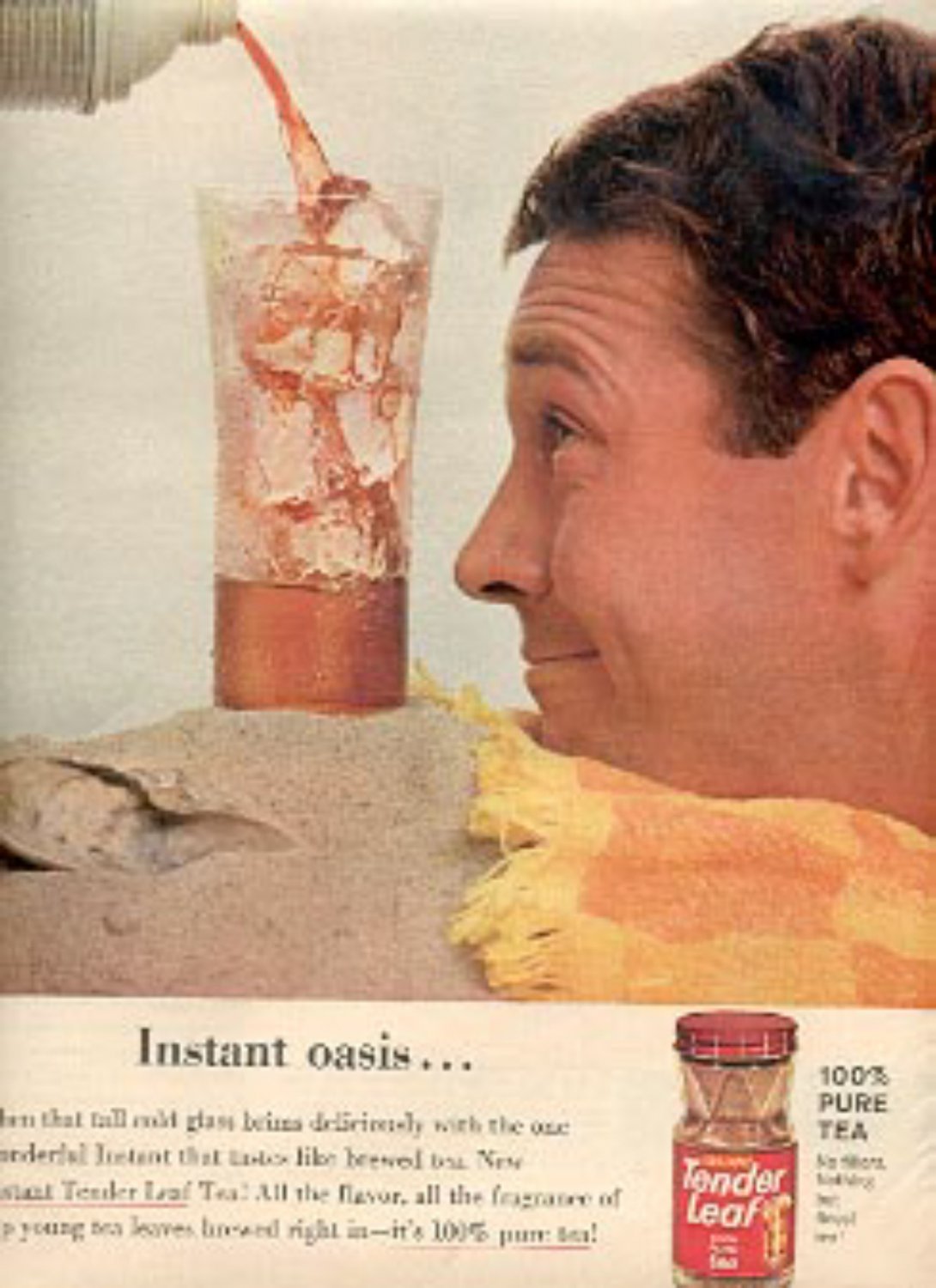 1960 Tender Leaf Tea magazine ad (# 2526)