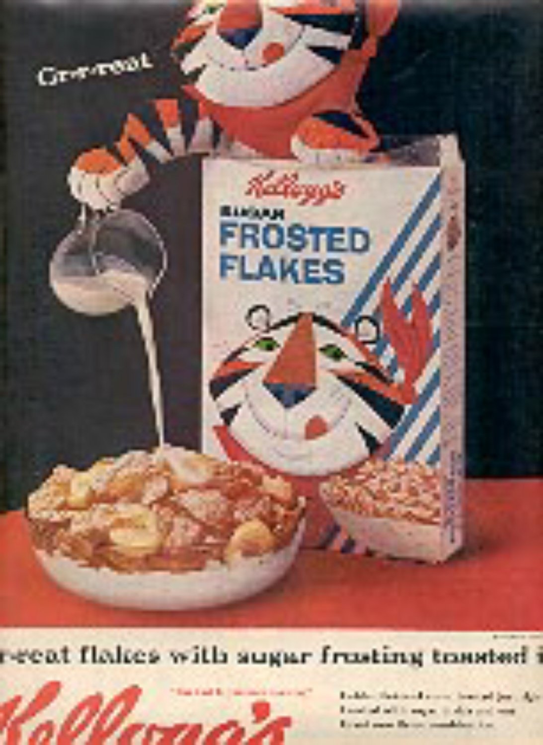 1962 Kellogg's Sugar Frosted Flakes magazine ad ( # 3239)